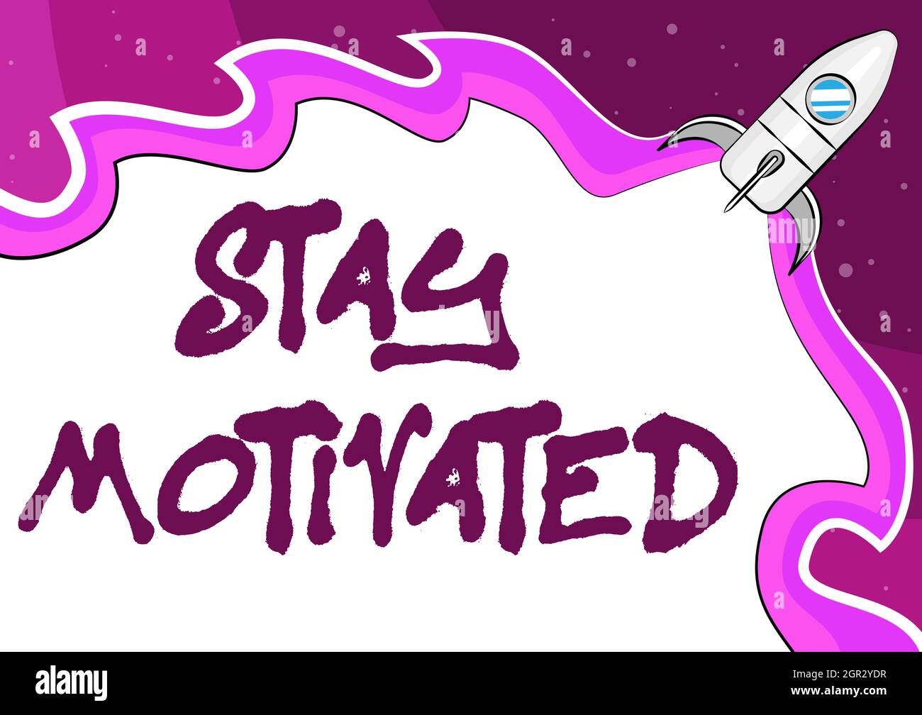 Text showing inspiration Stay Motivated. Business concept Reward ...