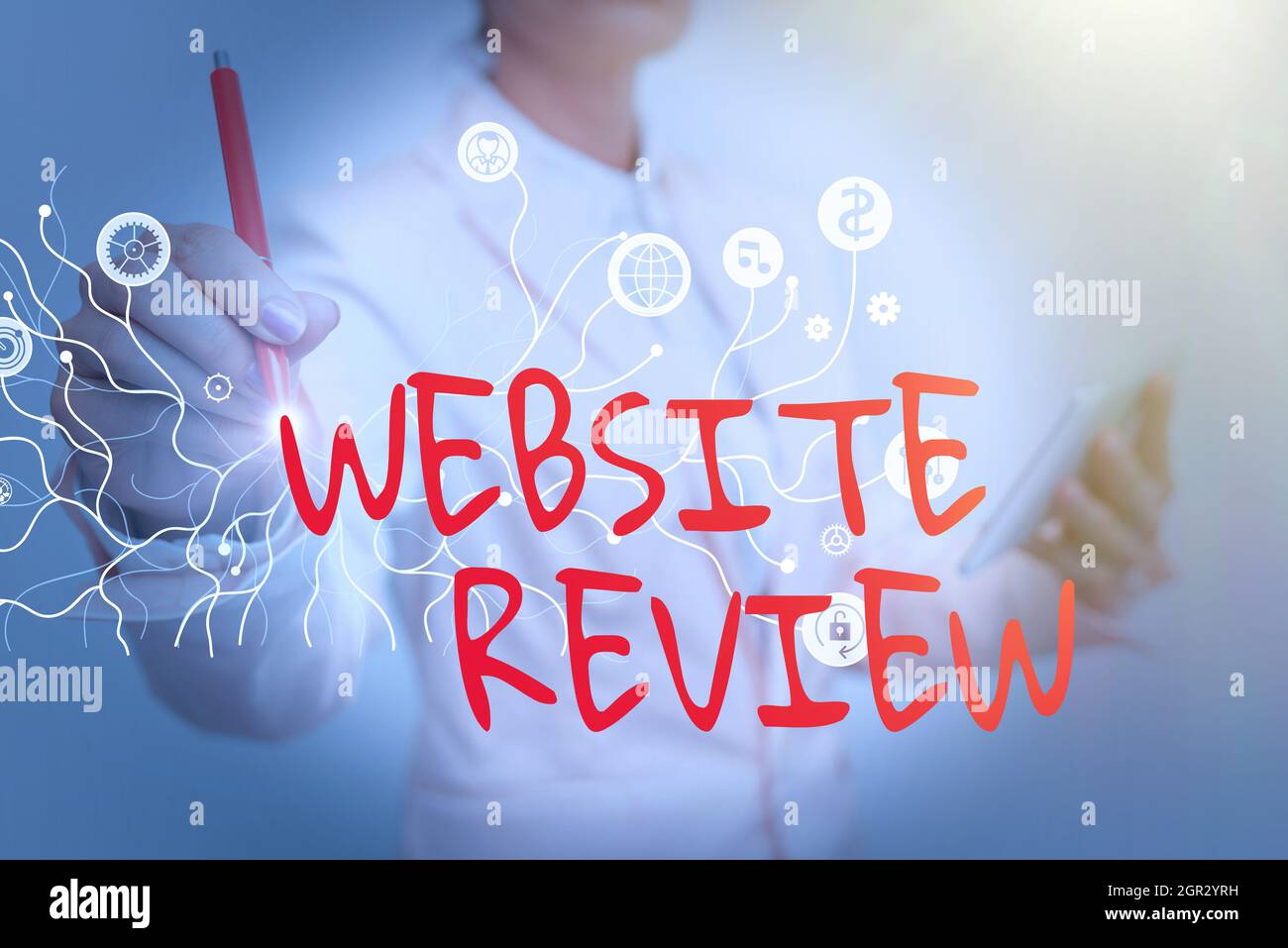 Text showing inspiration Website Review. Concept meaning Reviews that ...