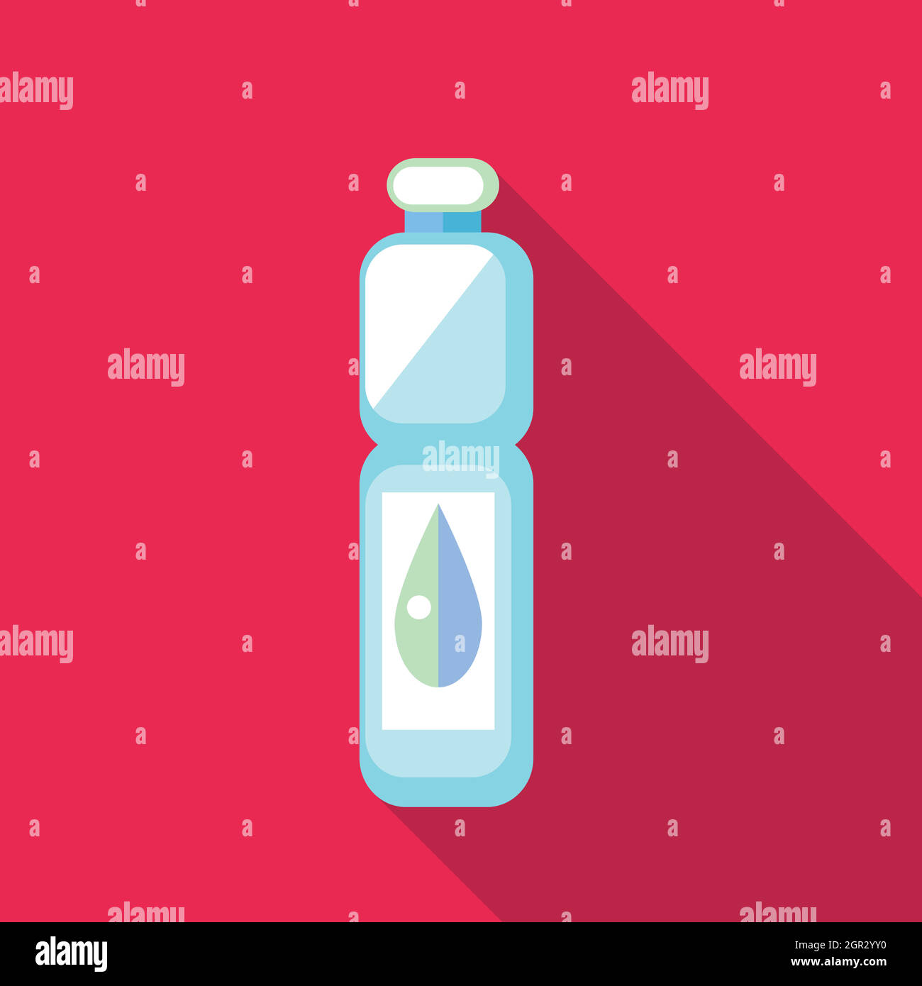Glass cold water in Stock Vector Images - Alamy
