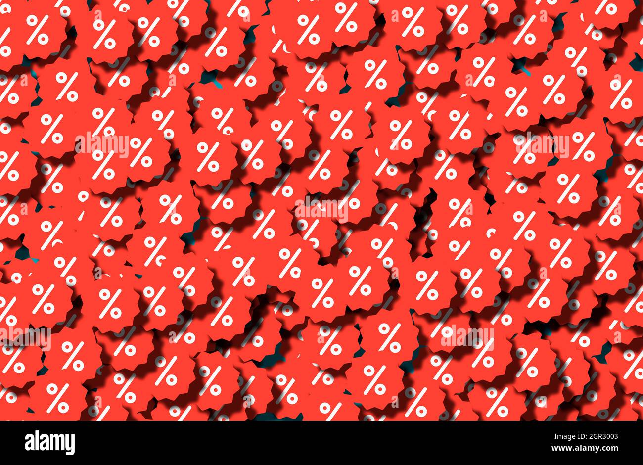 Illustration with percent symbols - background or wallpaper Stock Photo ...