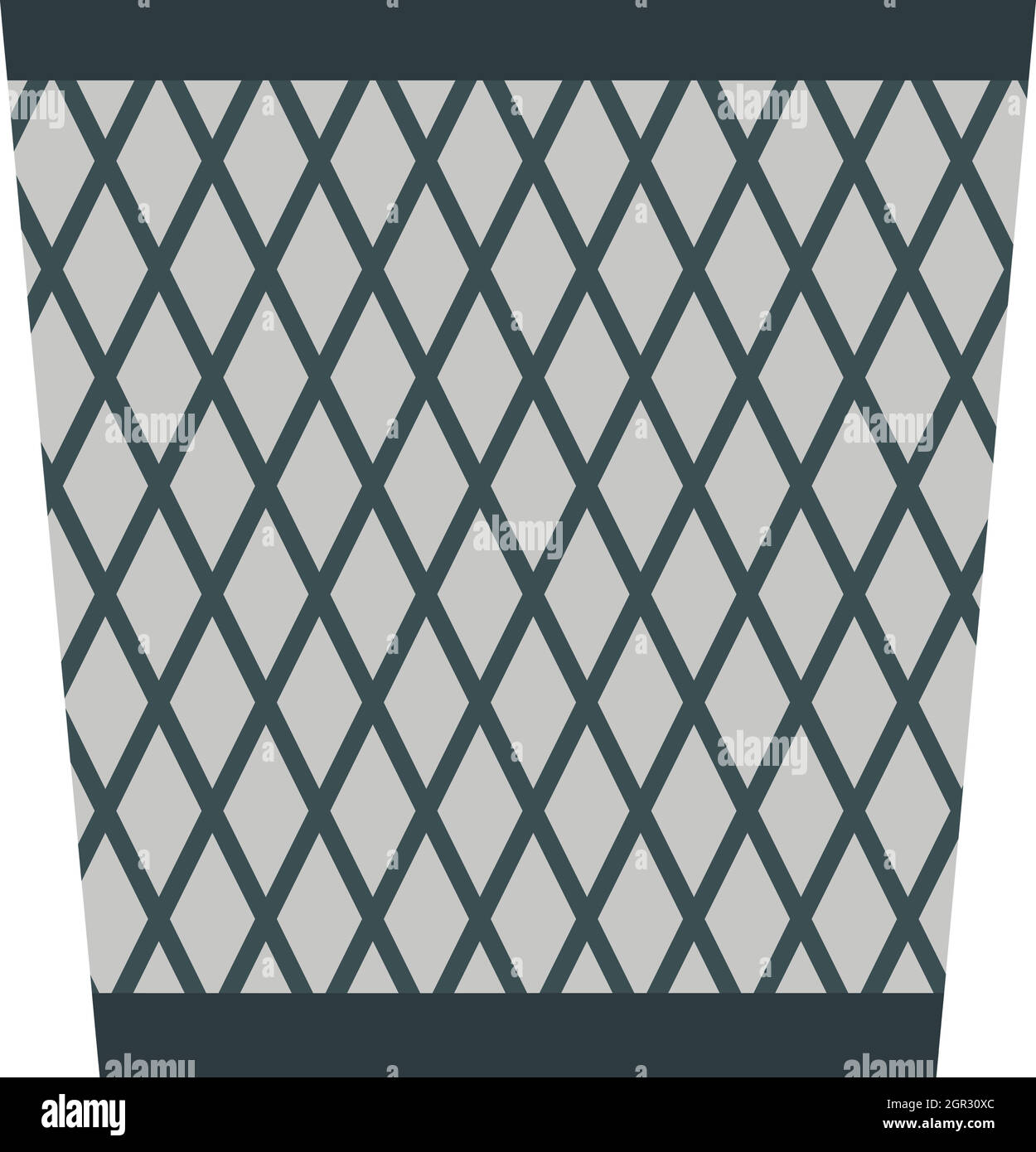 Empty wastepaper bin Stock Vector Images - Alamy