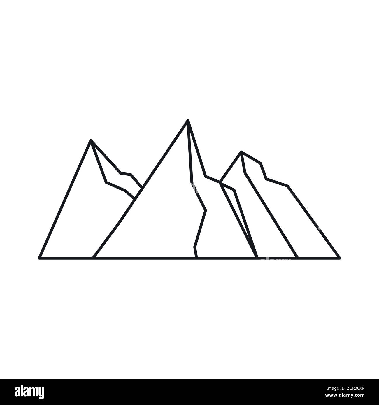 Scenic outline Stock Vector Images - Alamy