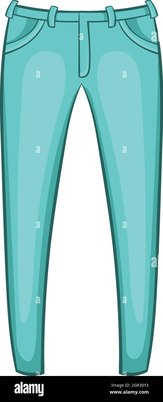 Mens jeans icon, cartoon style Stock Vector Image & Art - Alamy