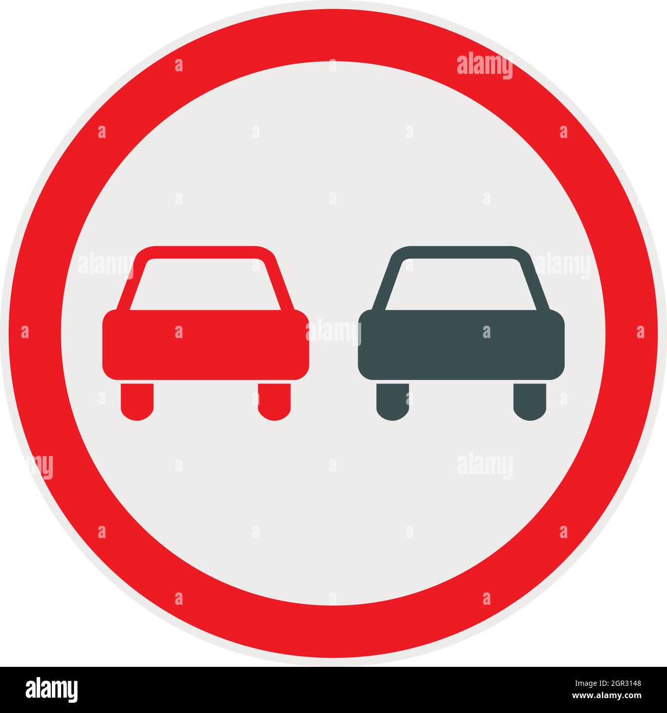 Forbidden overtaking hi-res stock photography and images - Alamy