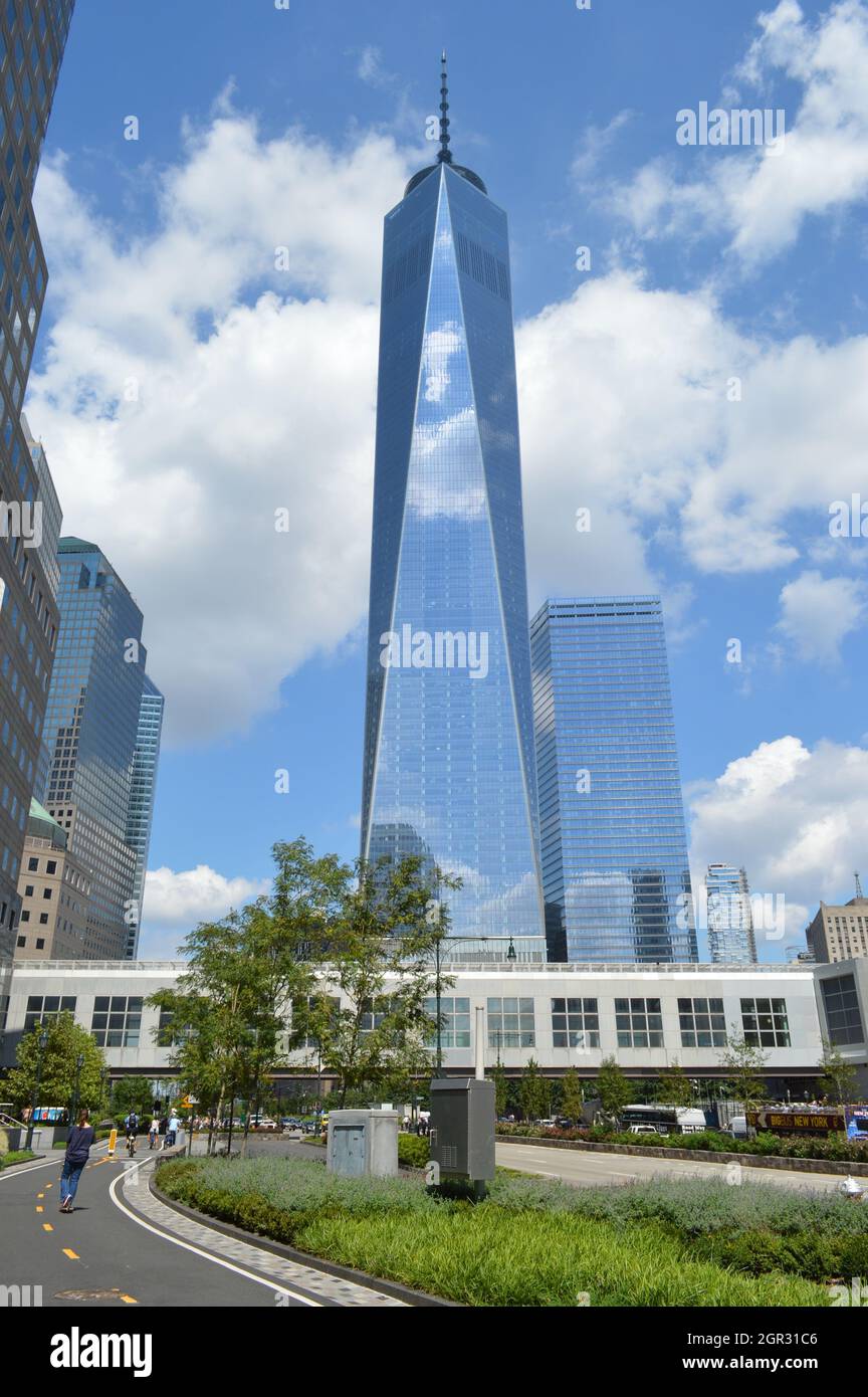 One World Trade Centre, Manhattan, New York Stock Photo - Alamy