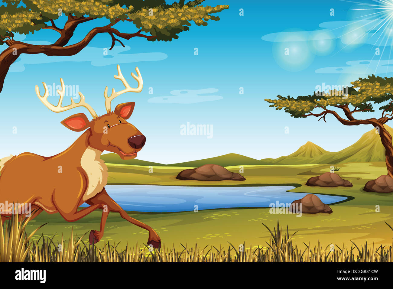 Art in nature africa Stock Vector Images - Alamy