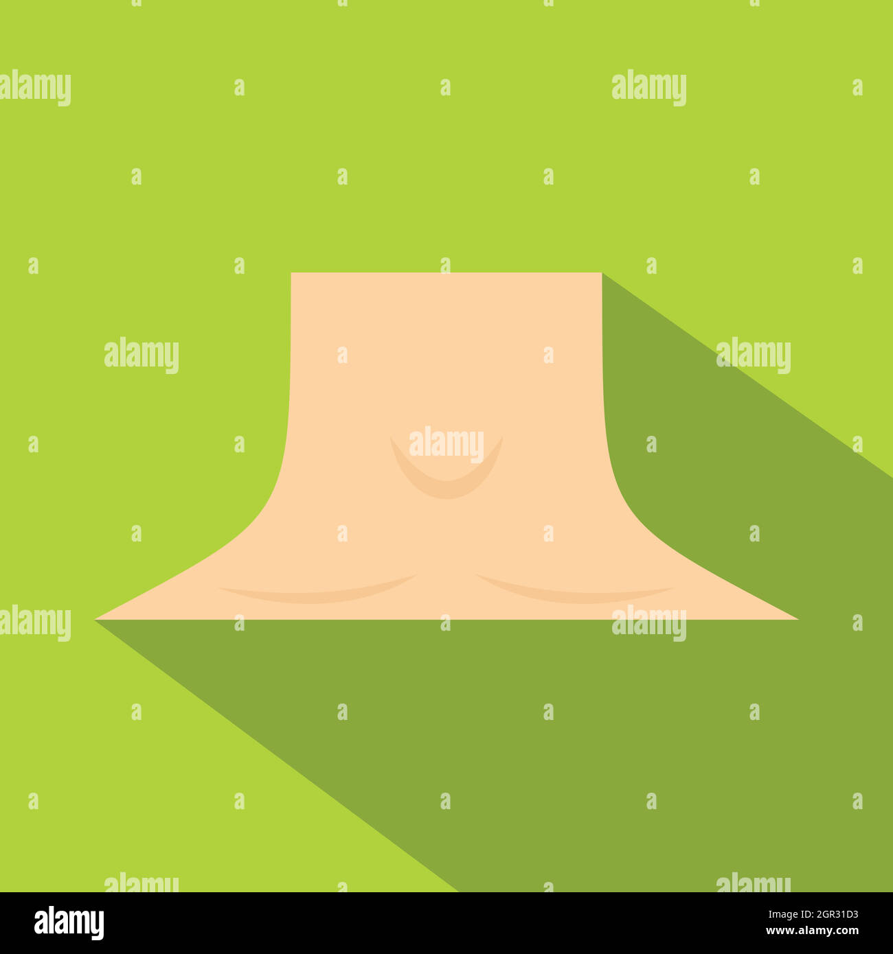 Human neck icon, flat style Stock Vector Image & Art - Alamy