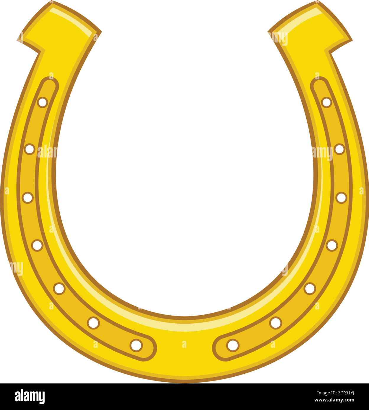 Horseshoe icon illustration design Stock Vector Images - Alamy
