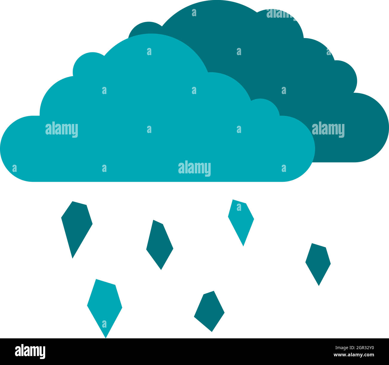 Hail drawing Cut Out Stock Images & Pictures - Alamy
