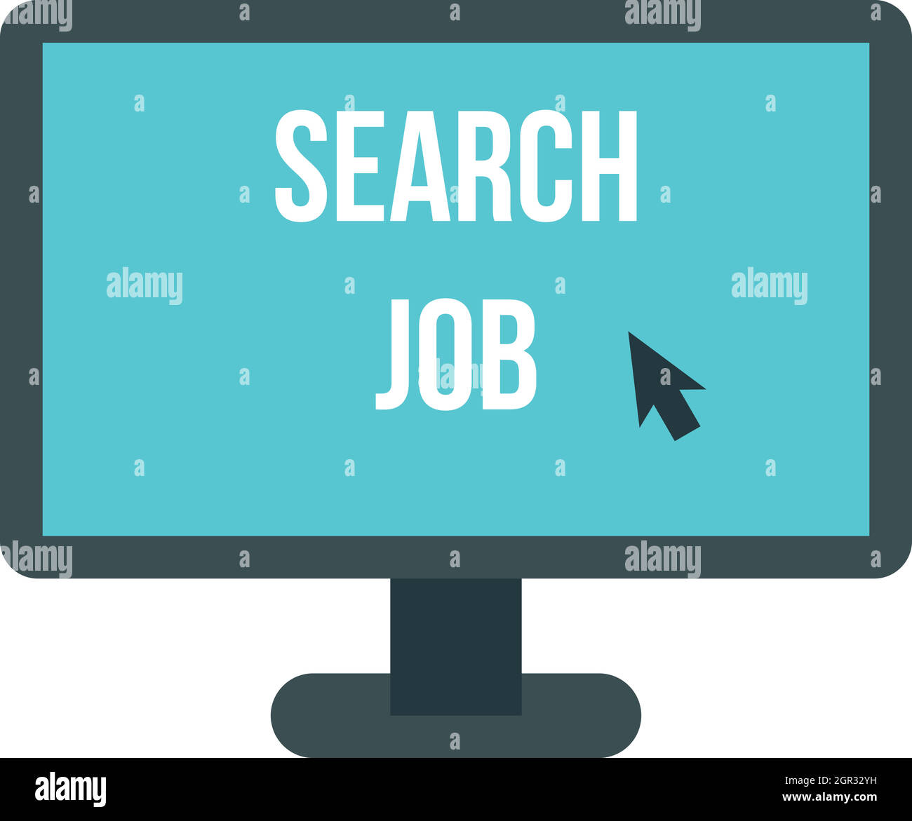 Online job searching Stock Vector Images - Alamy