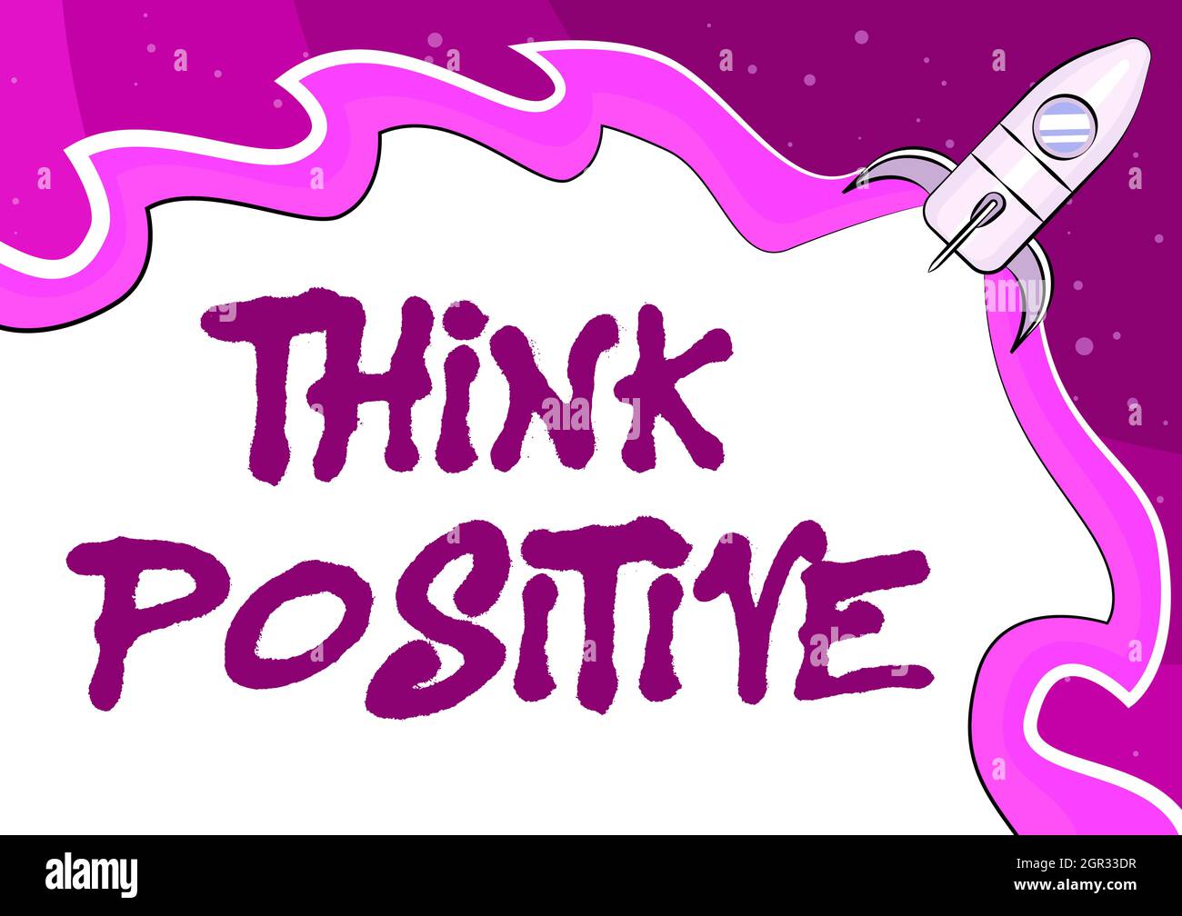 Text sign showing Think Positive. Internet Concept The tendency to be ...