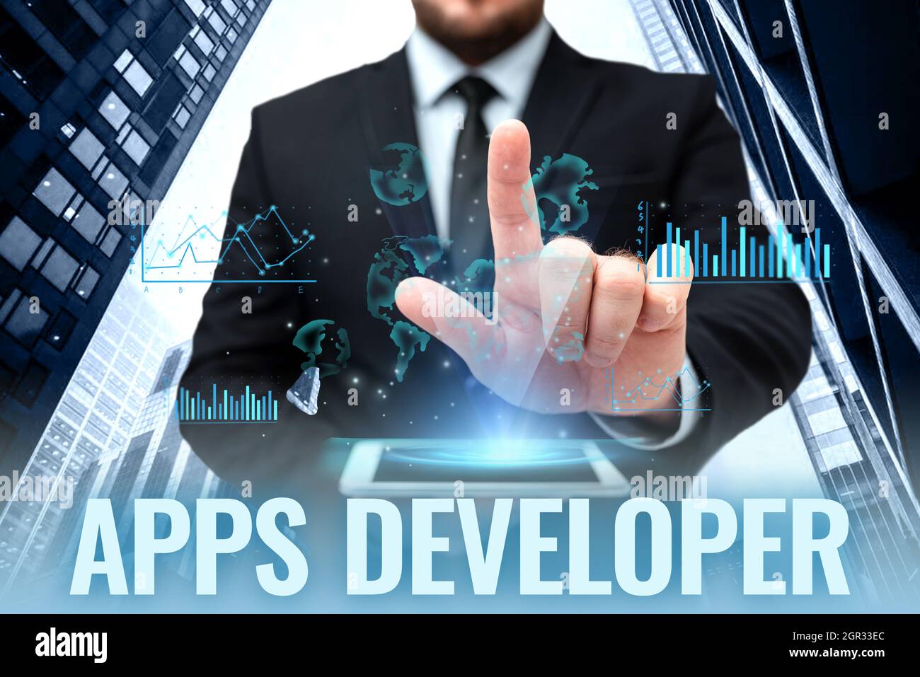 Text showing inspiration Apps Developer. Internet Concept Graphic ...