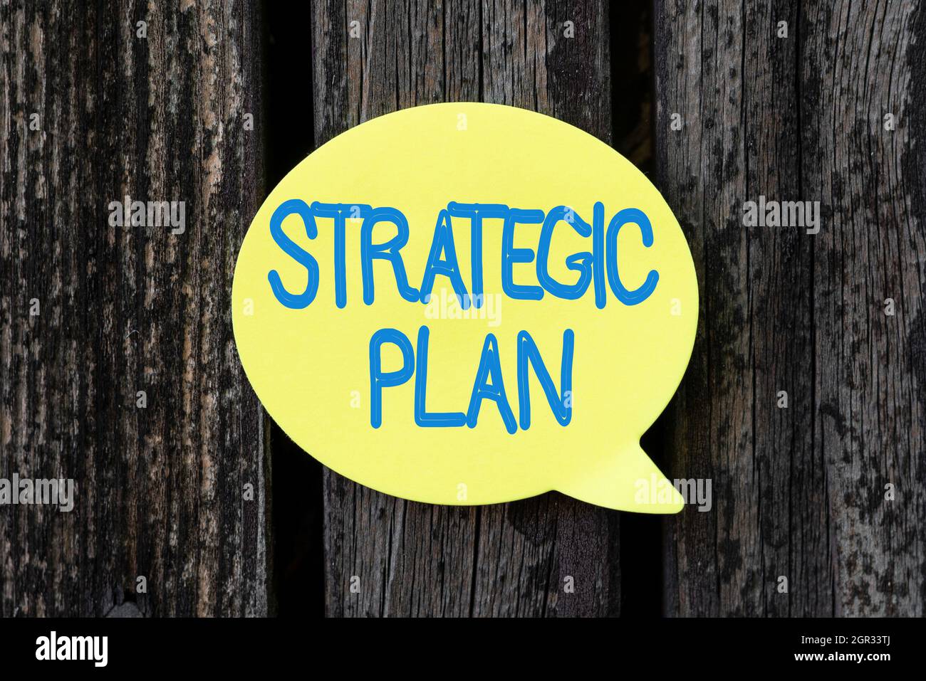Conceptual display Strategic Plan. Business idea A process of defining ...