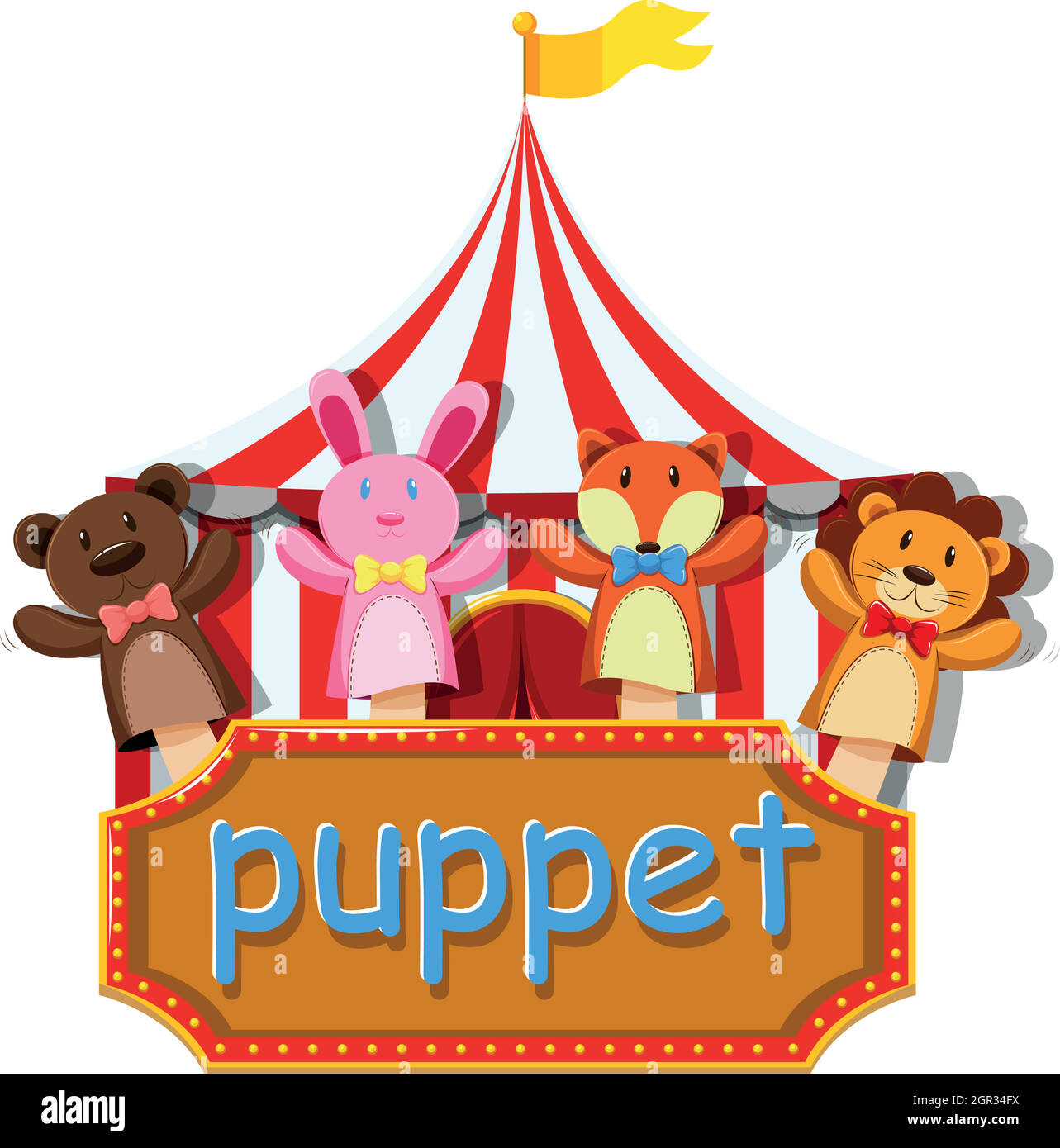 Different designs of hand puppet Stock Vector Image & Art - Alamy