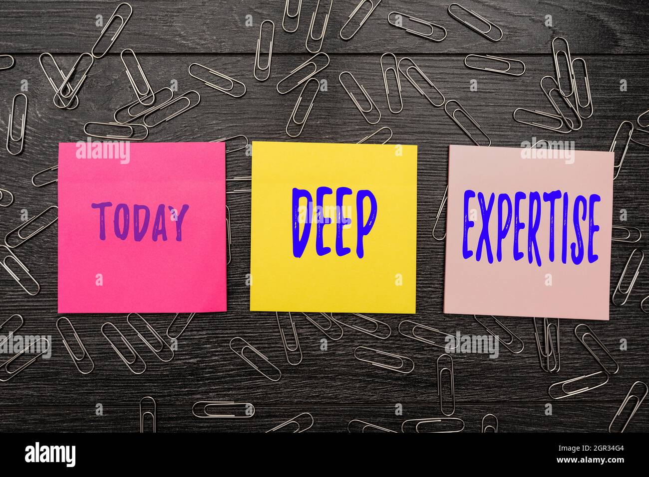 Conceptual caption Deep Expertise. Business showcase Great skill or ...