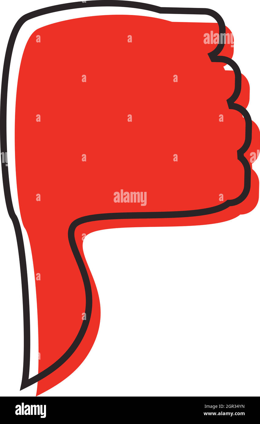 Flat thumb Cut Out Stock Images & Pictures - Alamy