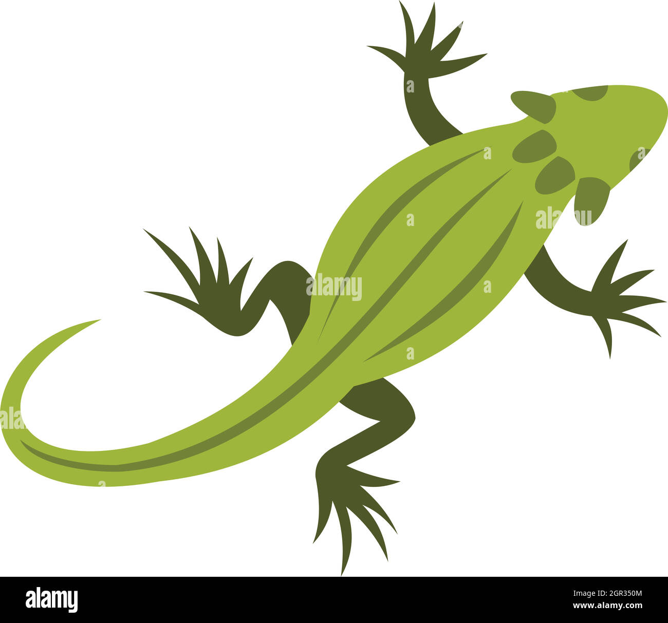 Chameleon icon in flat style Stock Vector Image & Art - Alamy