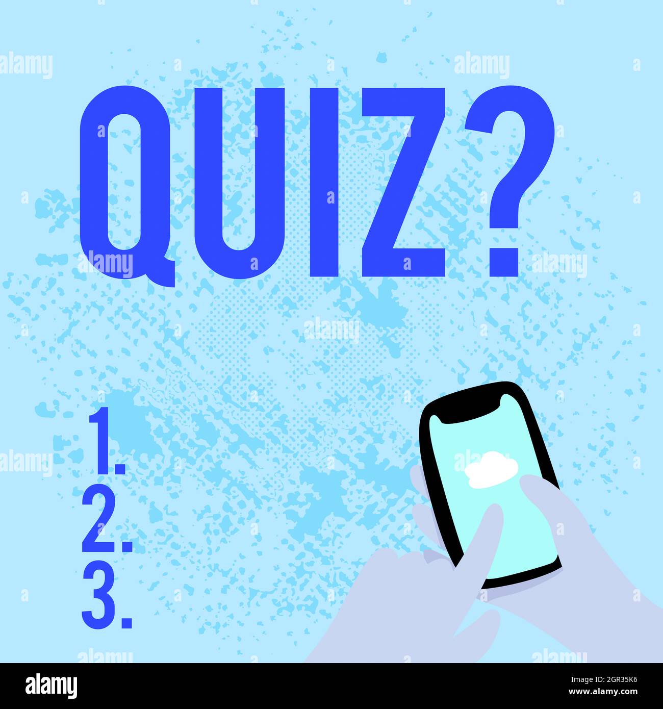 Hand writing sign Quiz Question. Business concept test of knowledge as ...