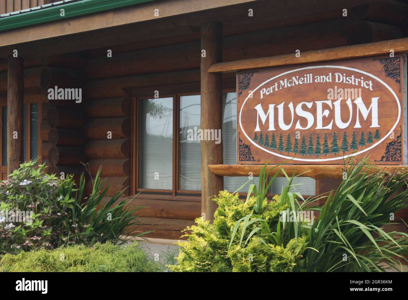 The Port McNeill Museum Stock Photo - Alamy