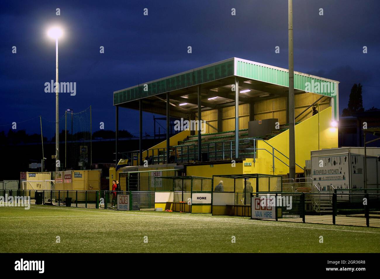 General view of the ground during Haringey Borough vs Potters Bar Town ...