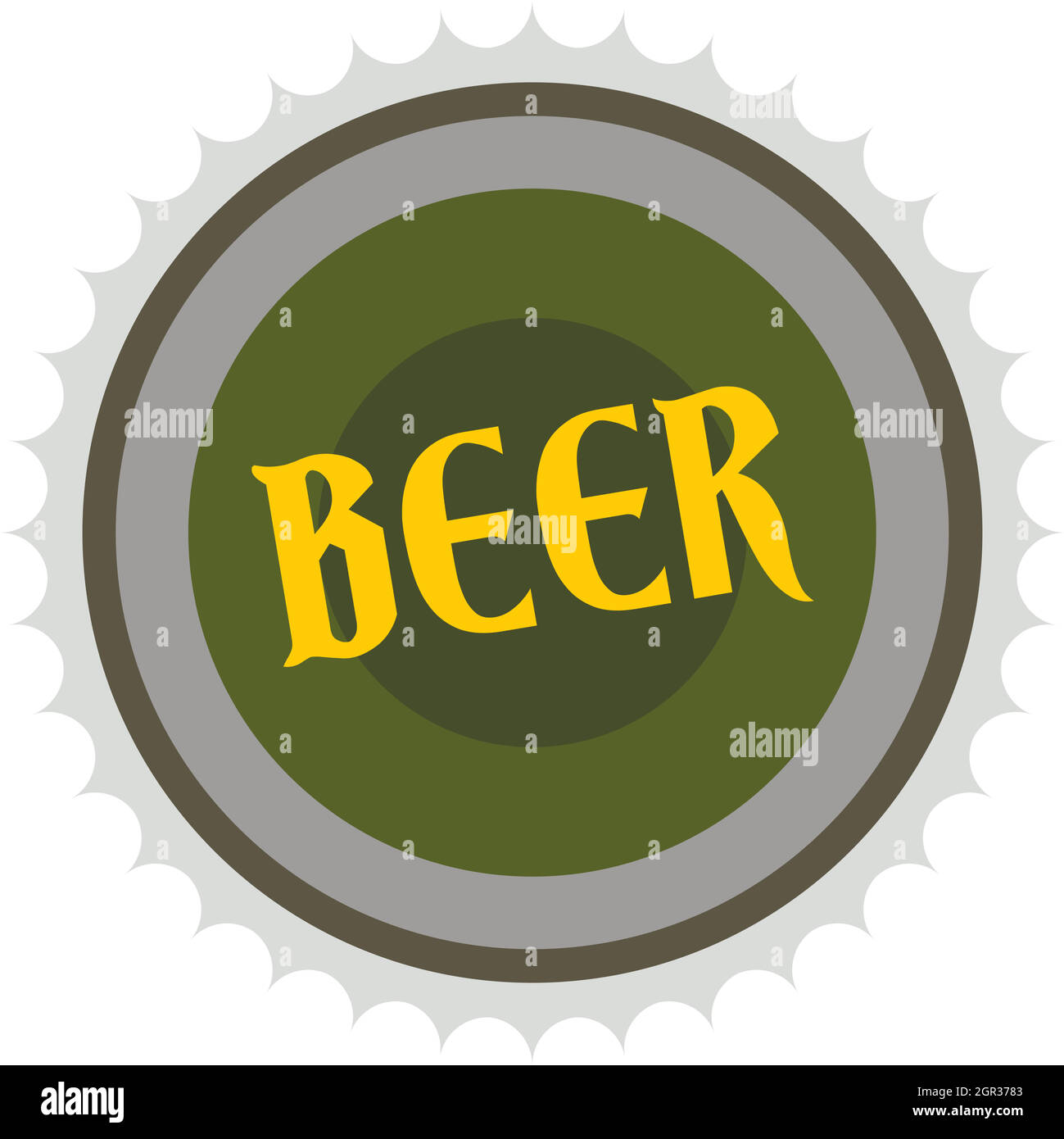 Beer vintage label badge Cut Out Stock Images & Pictures - Alamy