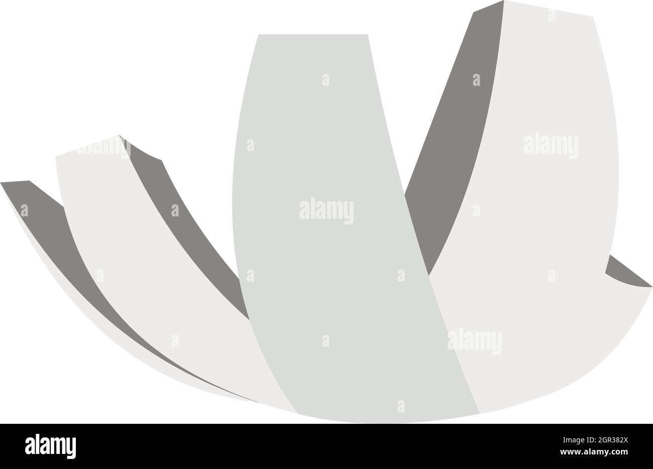 Modern museum building in Cut Out Stock Images & Pictures - Alamy