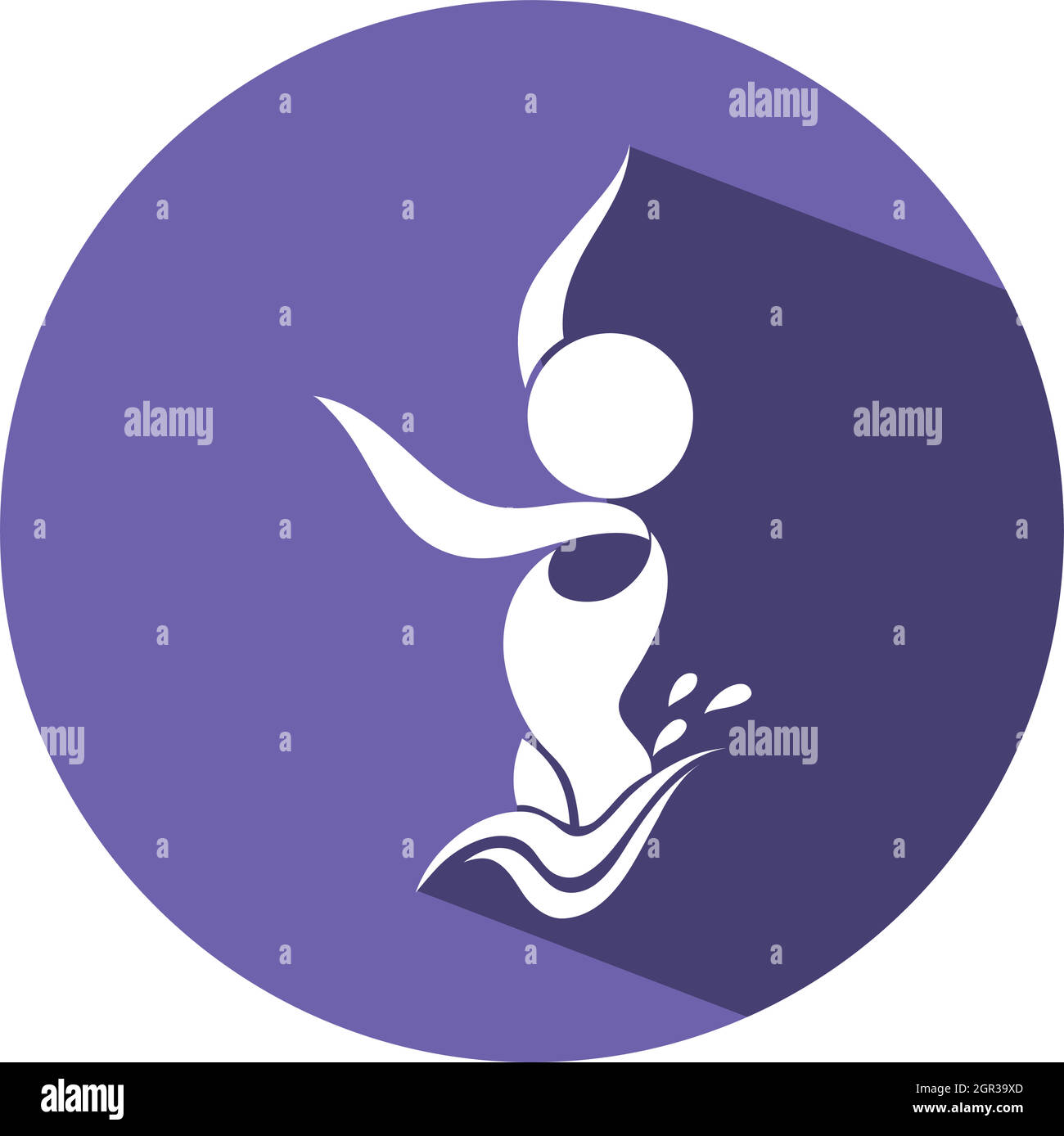 Swimming circle Stock Vector Images - Alamy