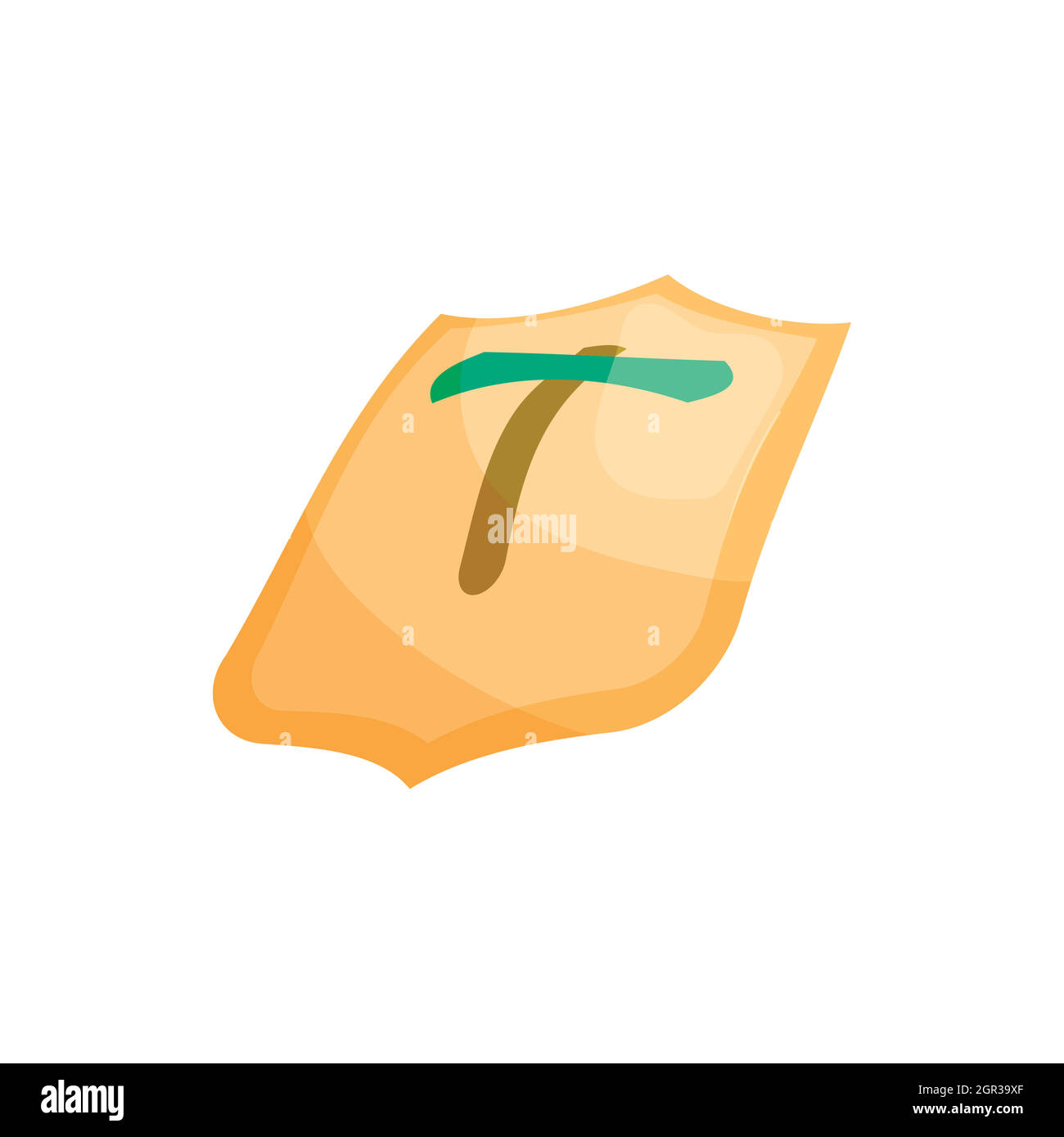 Circle cartoon shield Cut Out Stock Images & Pictures - Alamy