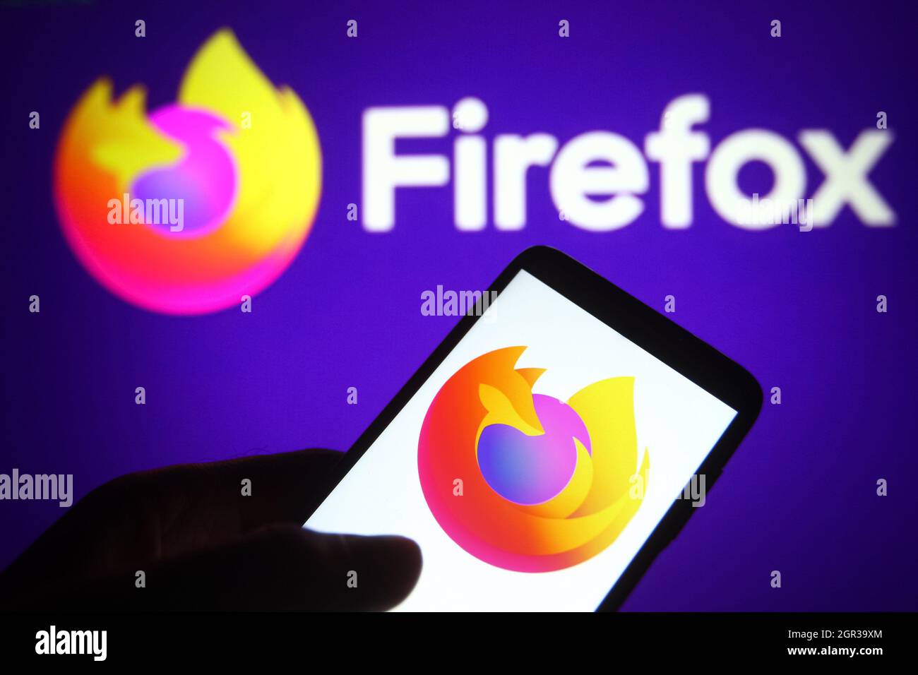 Firefox logo hi-res stock photography and images - Alamy