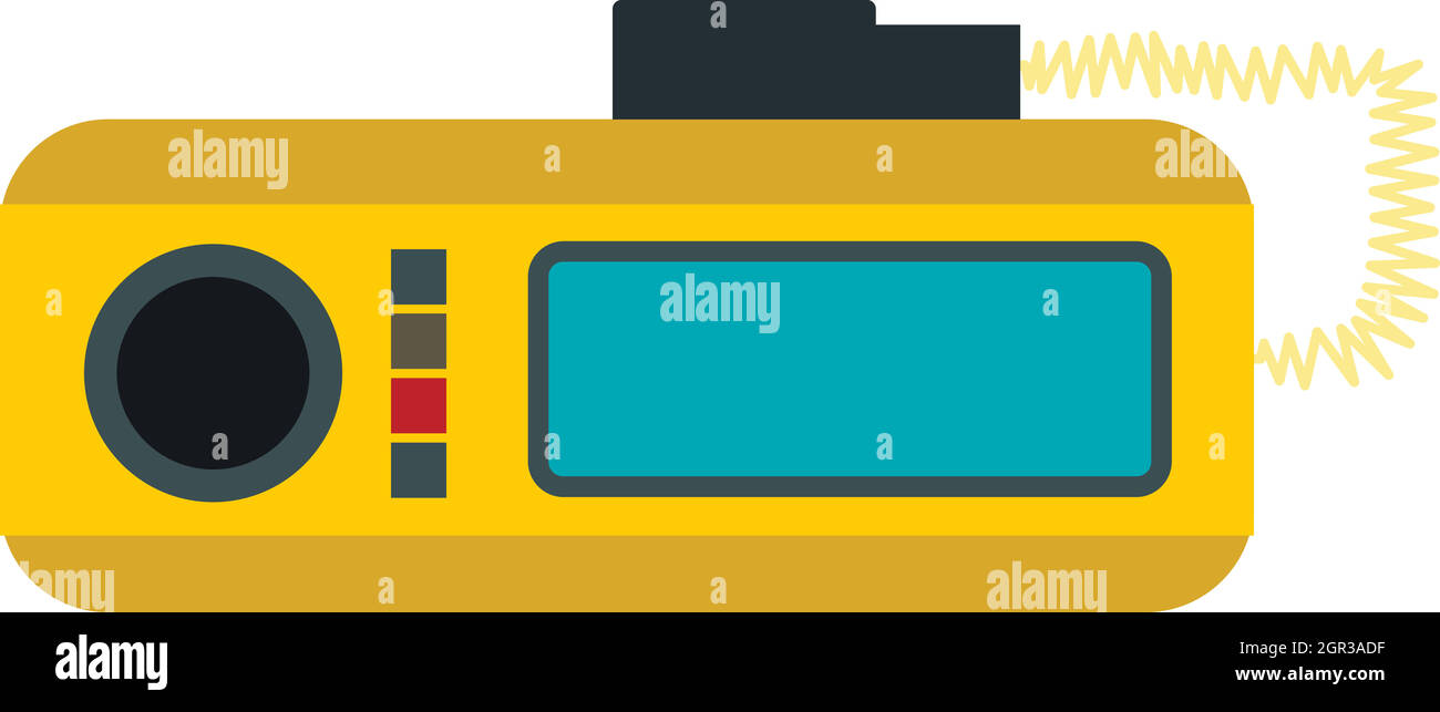 Taxi radio icon in flat style Stock Vector Image & Art - Alamy