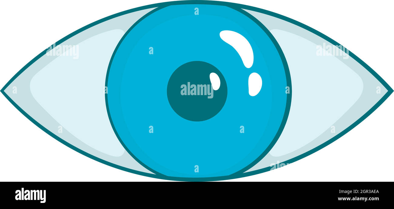 Blue eye icon vector Stock Vector Images - Alamy