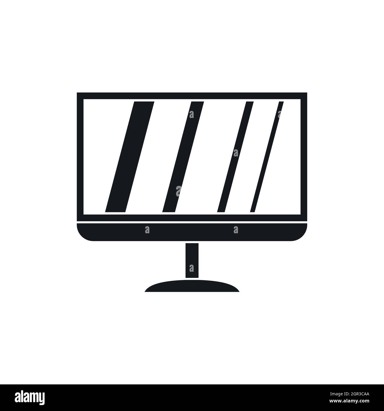 TV icon, simple style Stock Vector Image & Art - Alamy