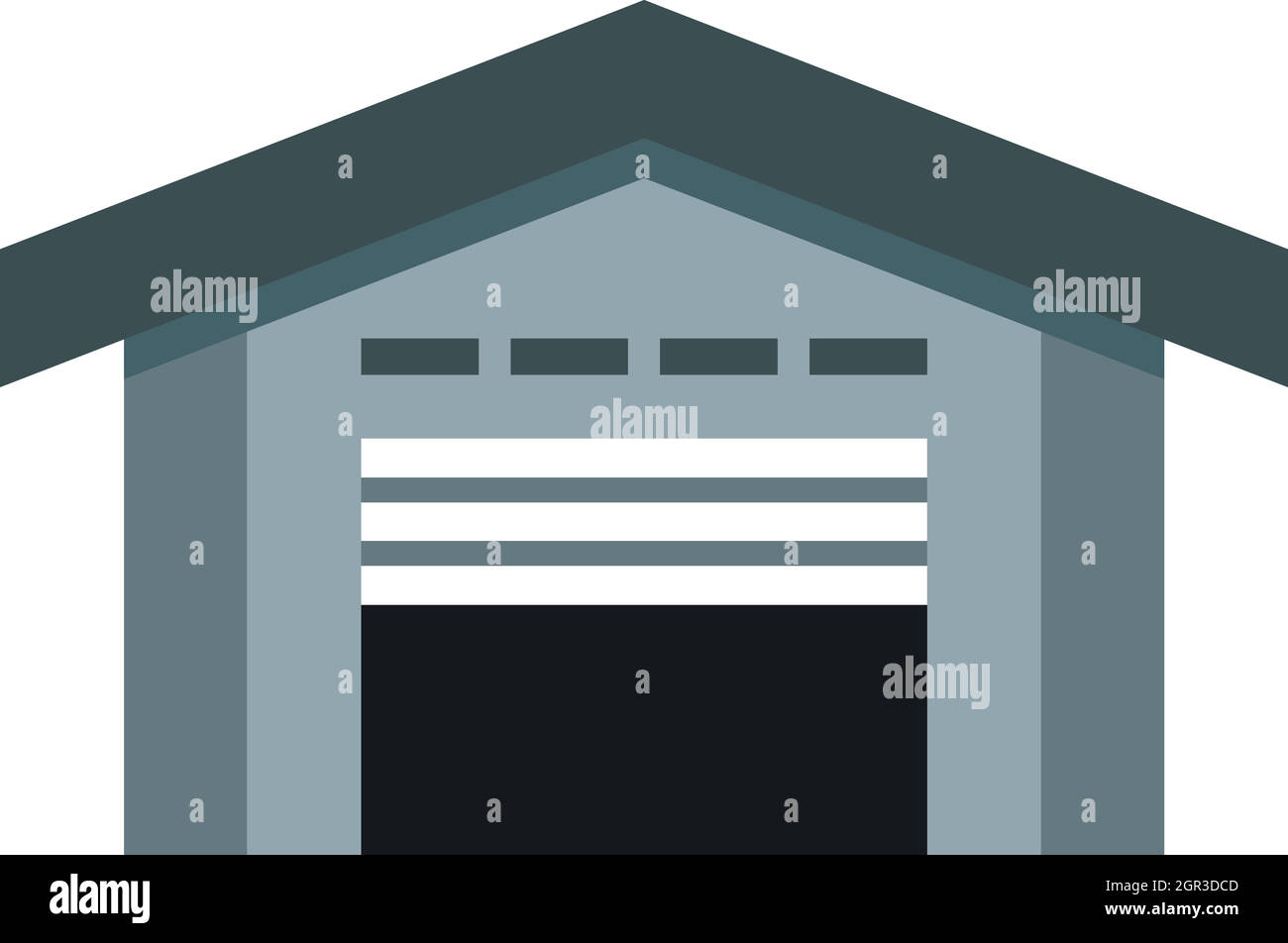 Warehouse icon, flat style Stock Vector Image & Art - Alamy
