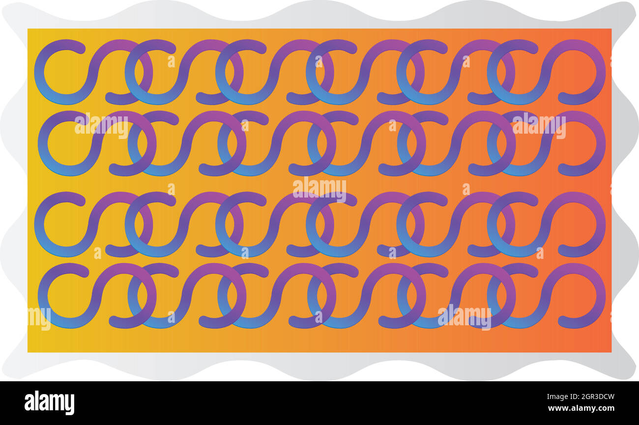 combination of chain rings on abstract background Stock Vector Image ...