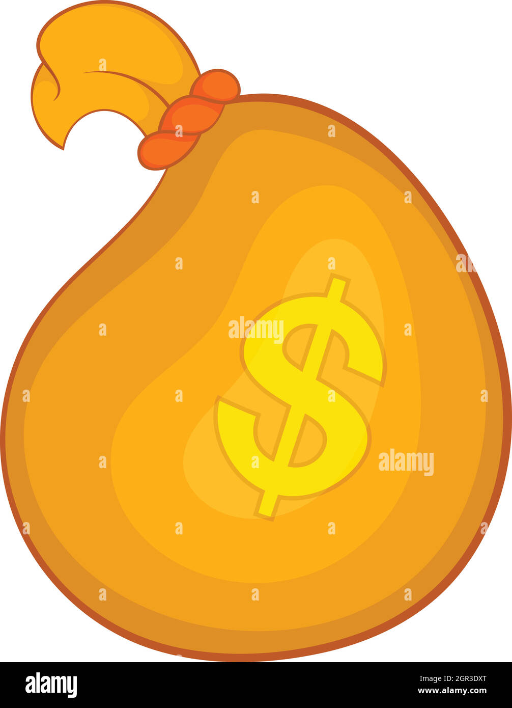 Money bag cartoon hi-res stock photography and images - Alamy