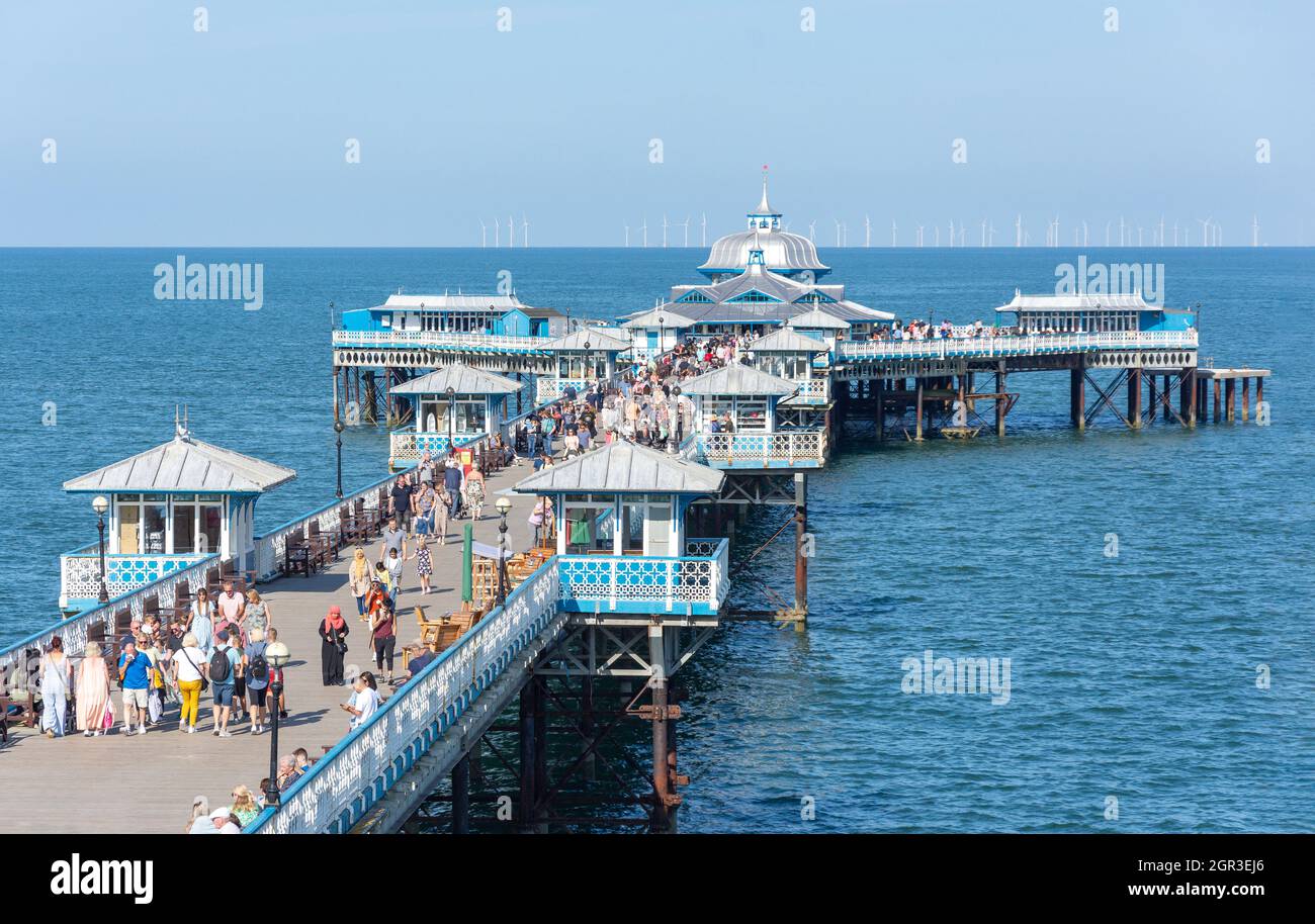 Llandudno Pier, Llandudno, Conwy County Borough, Wales, United Kingdom ...