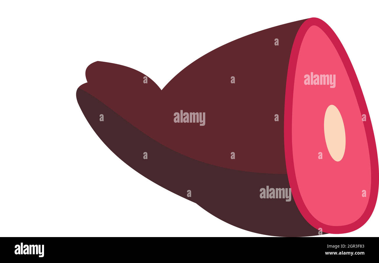 Pork meat icon, flat style Stock Vector Image & Art - Alamy