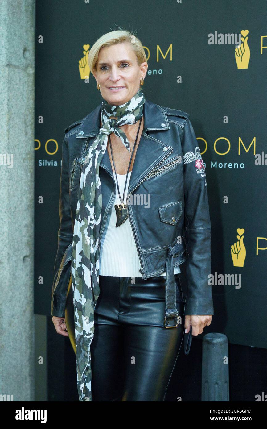 María Zurita y Borbon attends the photocall of the inauguration of the POOM store in Madrid ...