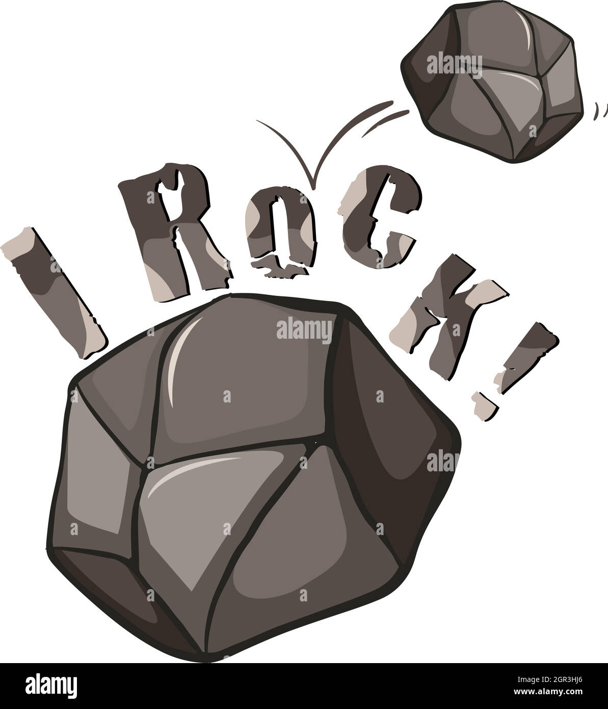 Rock English expression on white Stock Vector Image & Art - Alamy