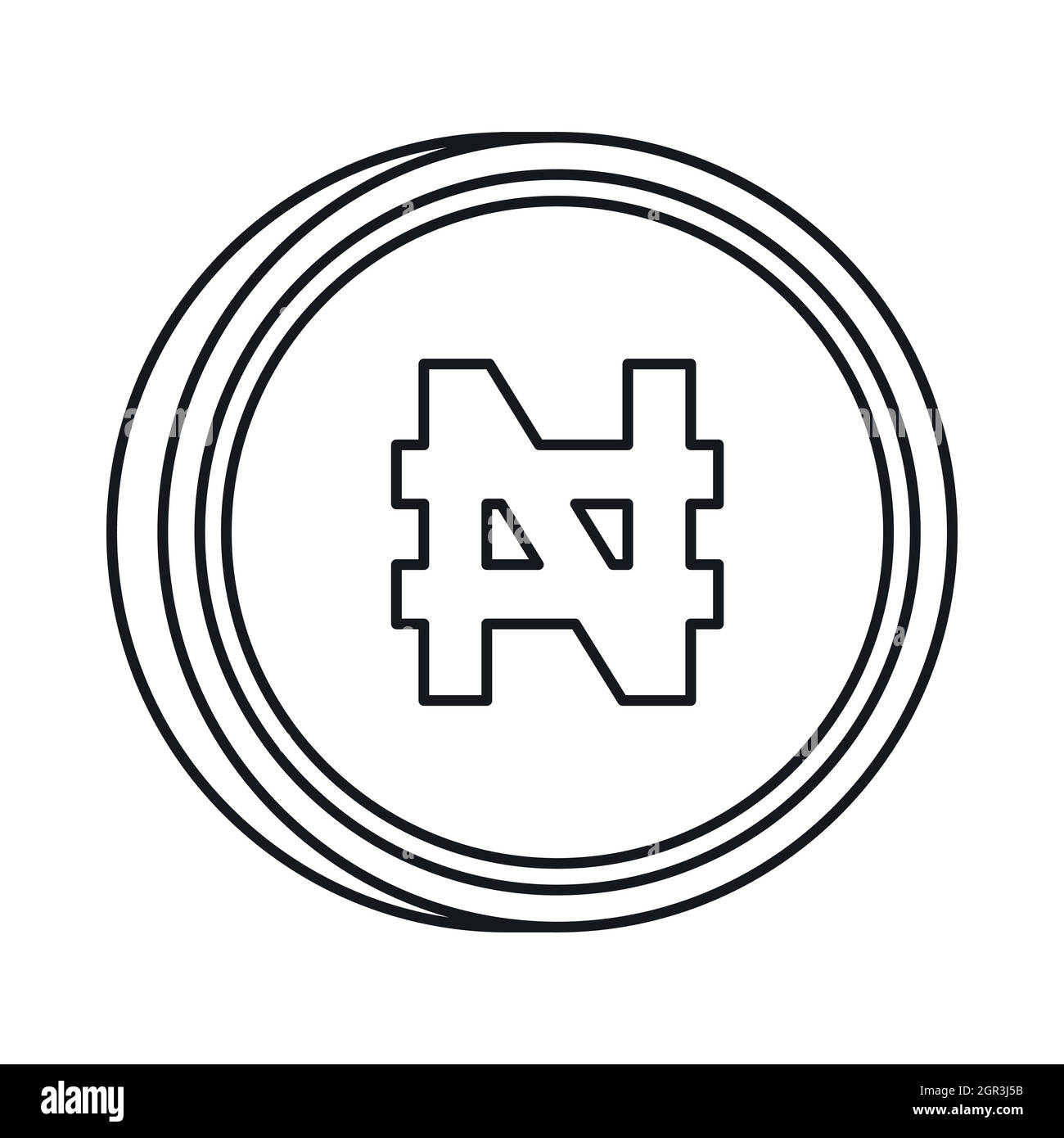 Nigeria naira symbol hi-res stock photography and images - Alamy