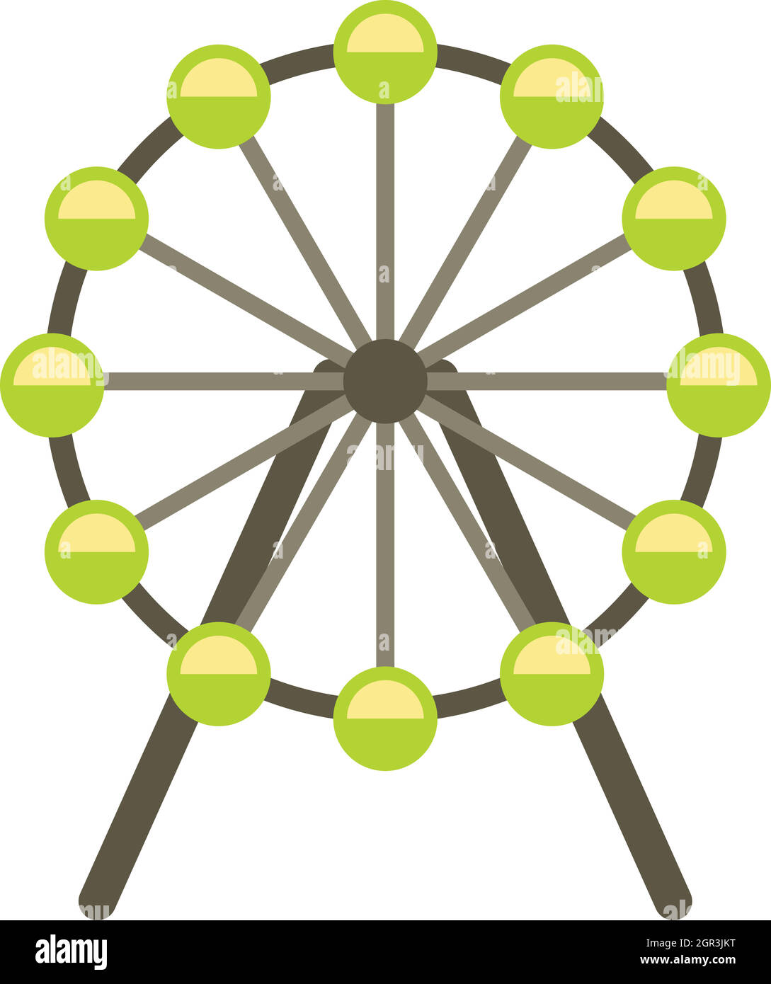 Ferris wheel city in Stock Vector Images - Alamy