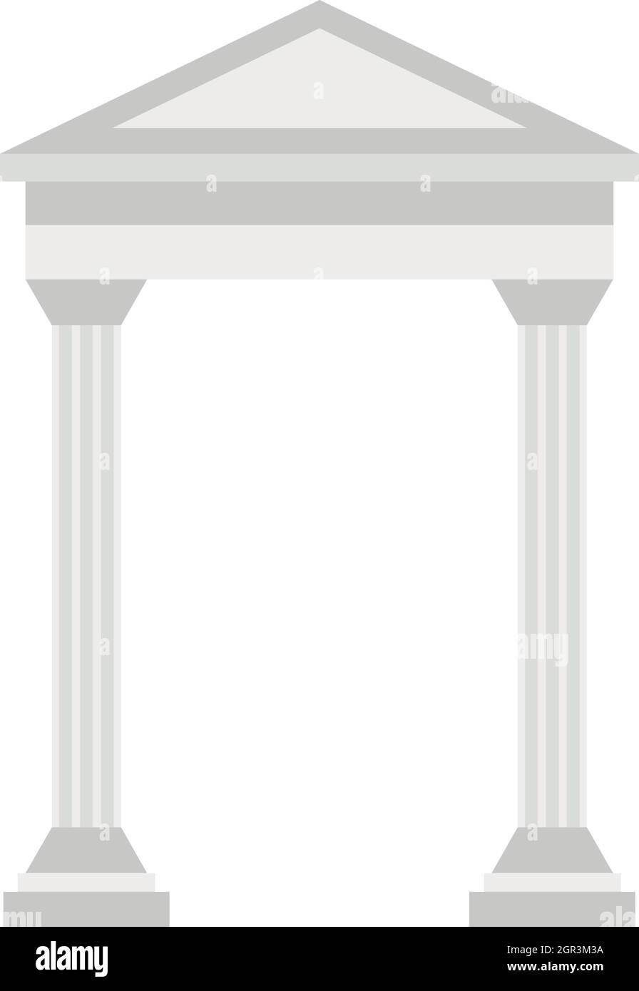 Greek arch icon, flat style Stock Vector Image & Art - Alamy