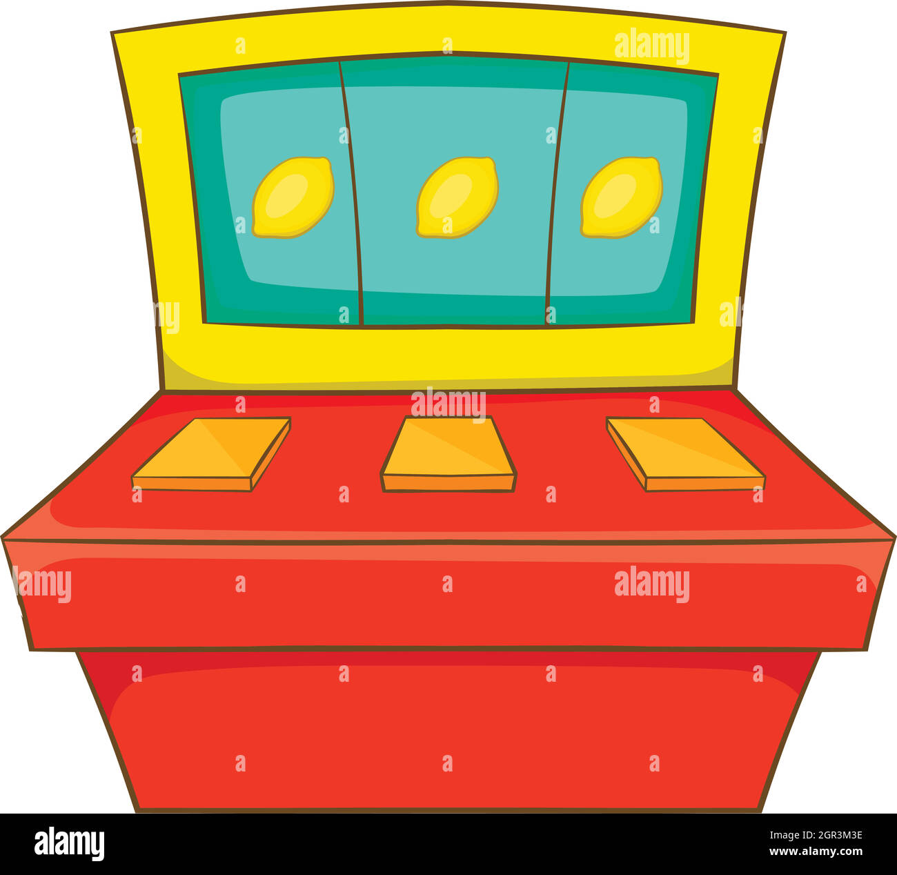 Slot Machine Cartoon Clip Art