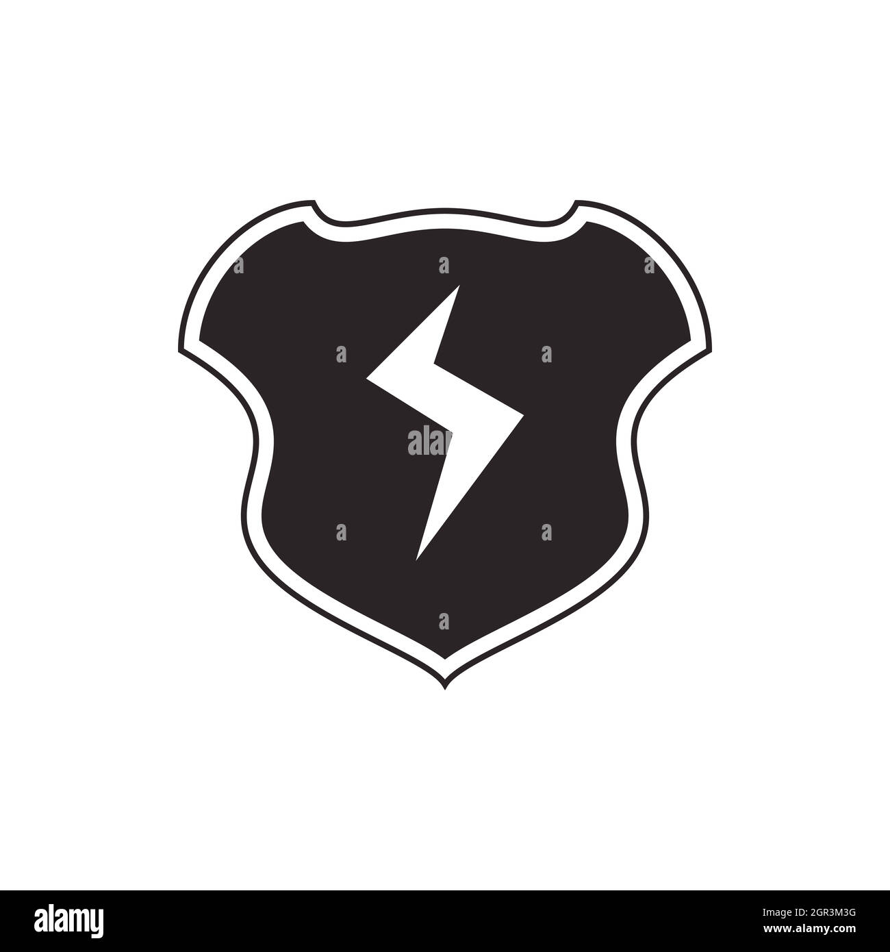 Lightning shield hi-res stock photography and images - Alamy