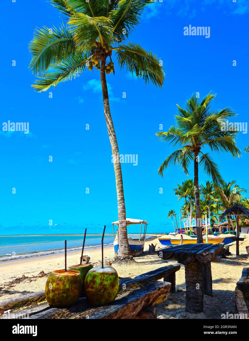 Coroa Vermelha beach in Porto Seguro, Bahia - Tourism and destinations ...