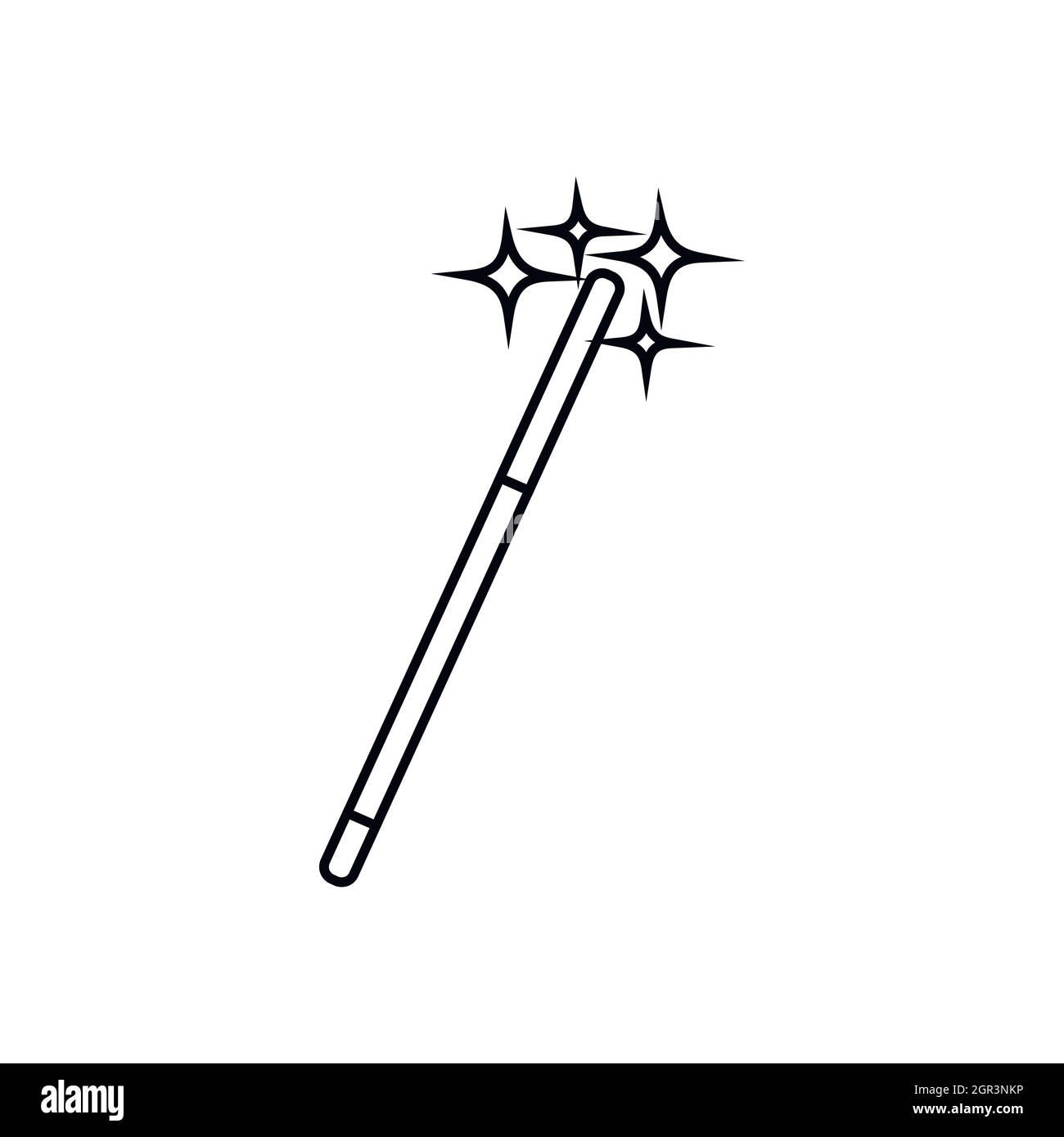 Magic wand icon, outline style Stock Vector Image & Art - Alamy