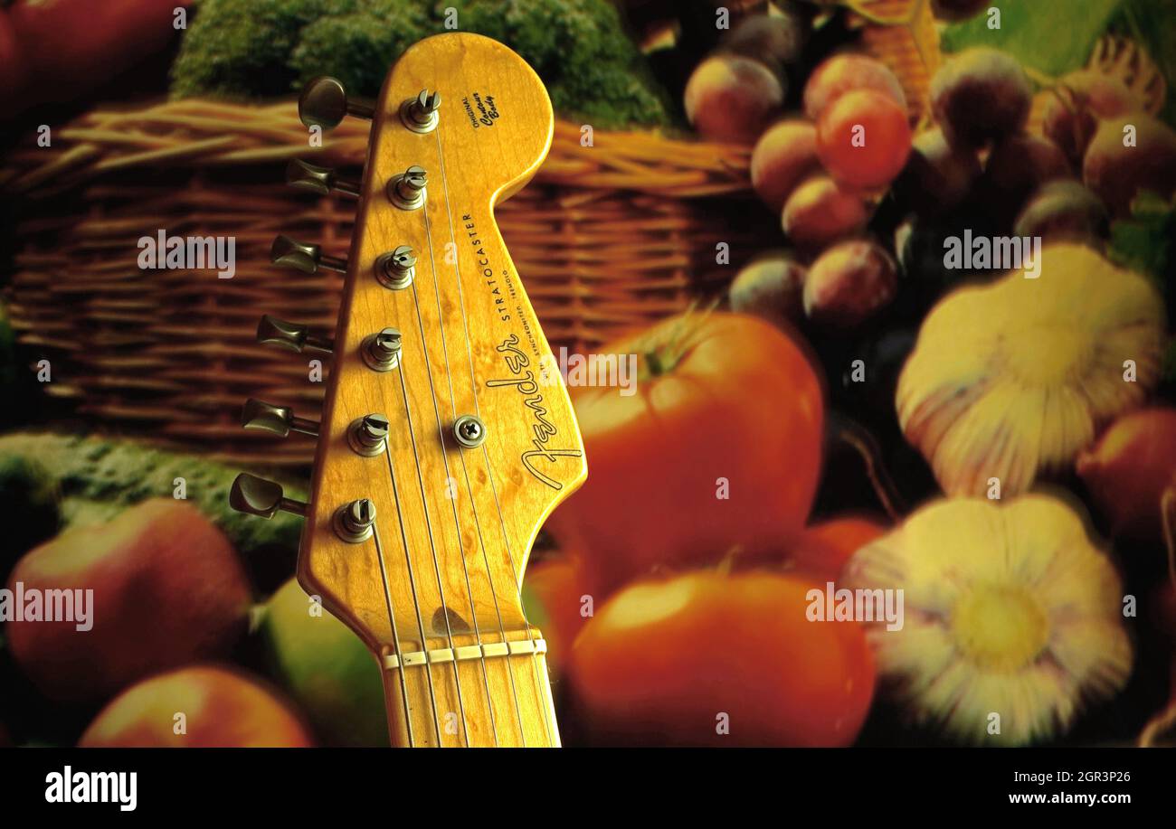 Fender headstock hi-res stock photography and images - Alamy