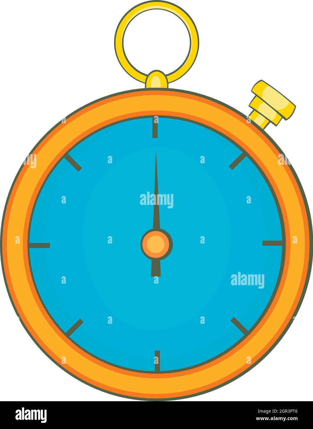 Stopwatch icon in cartoon style Stock Vector Image & Art - Alamy