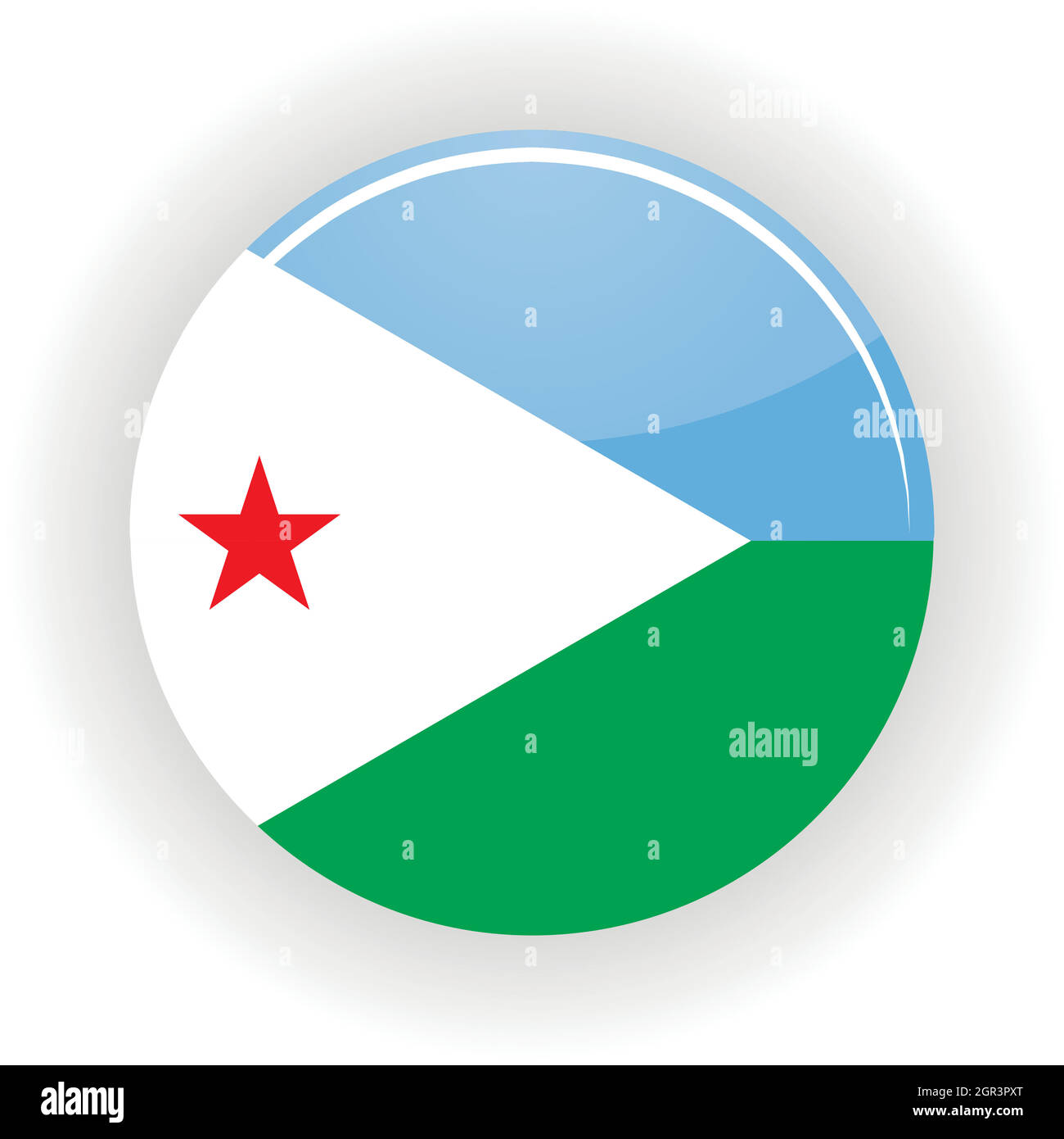 Djibouti icon circle Stock Vector Image & Art - Alamy
