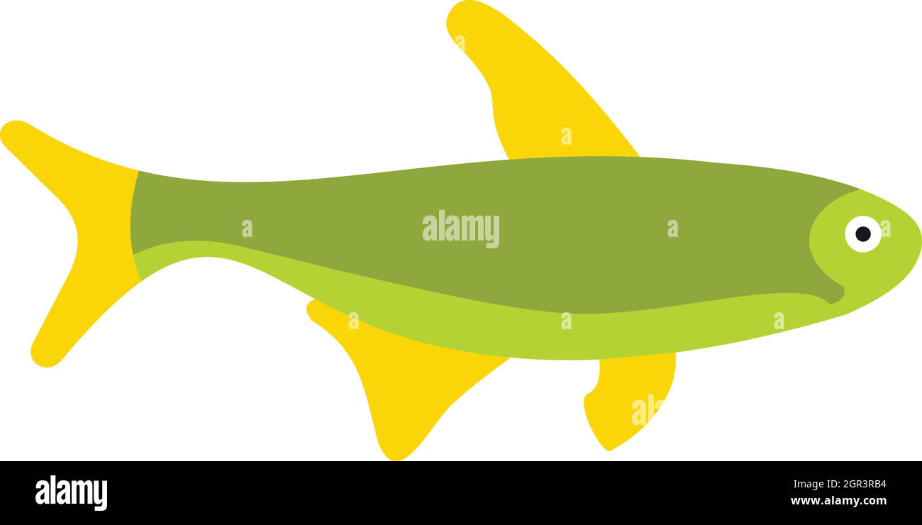 Beautiful tropical fish in Stock Vector Images - Alamy